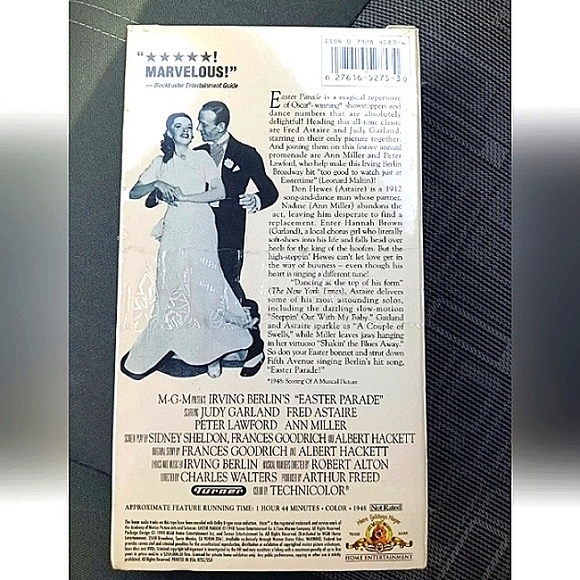 Other | Irving Berlins Easter Parade Vhs Sealed Judy Garland Fred ...